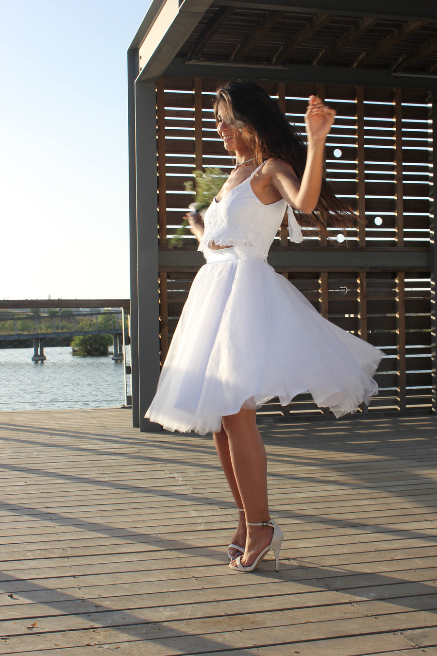BRIDAL SEPARATES TOP, CROP TOP, BOHO WEDDING DRESS – Studio Sharon Guy